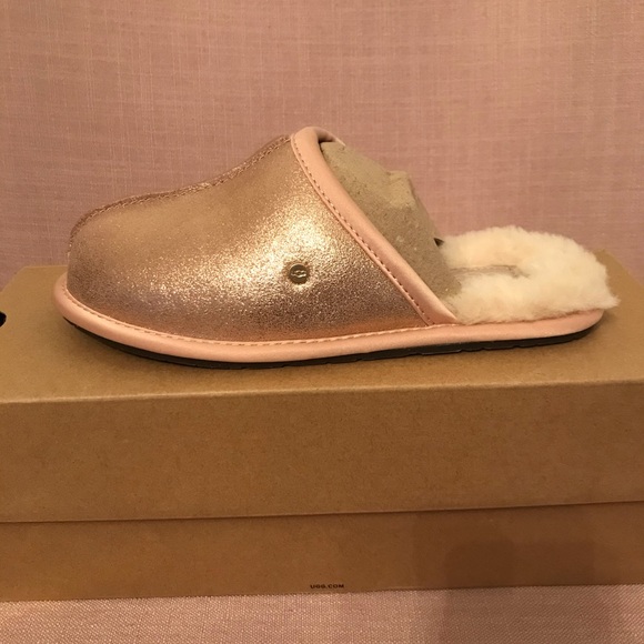 UGG | Shoes | New Rose Gold Ugg Slippers | Poshmark